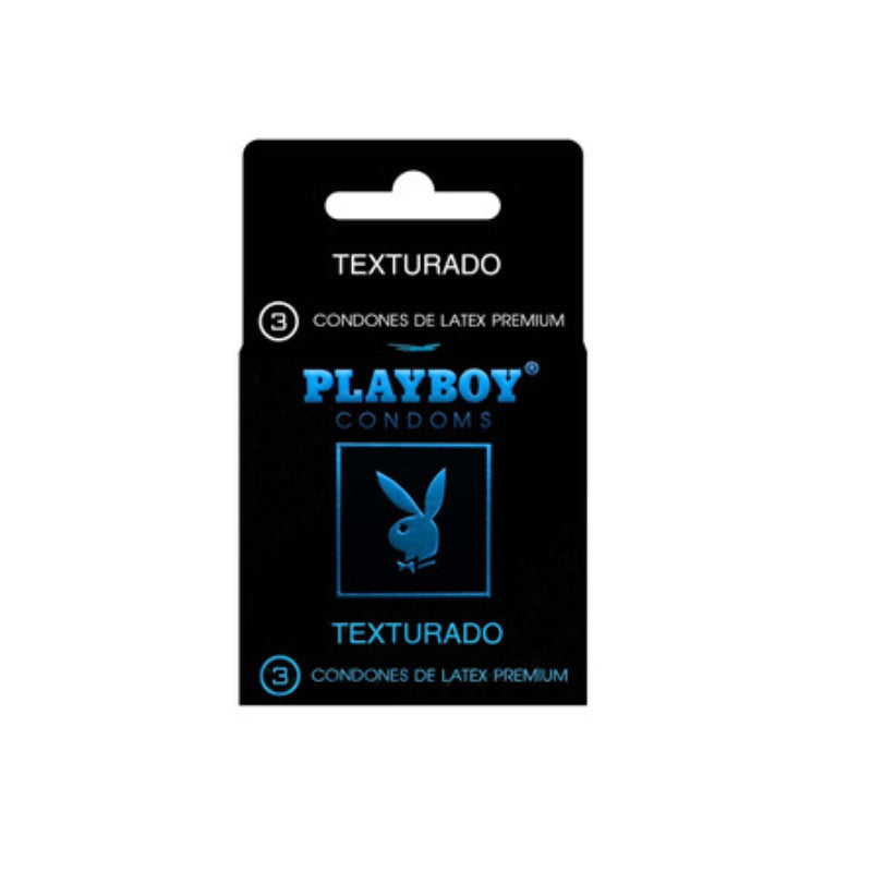 Condones Playboy de 3 unidades texturado – Sexyshop.cl